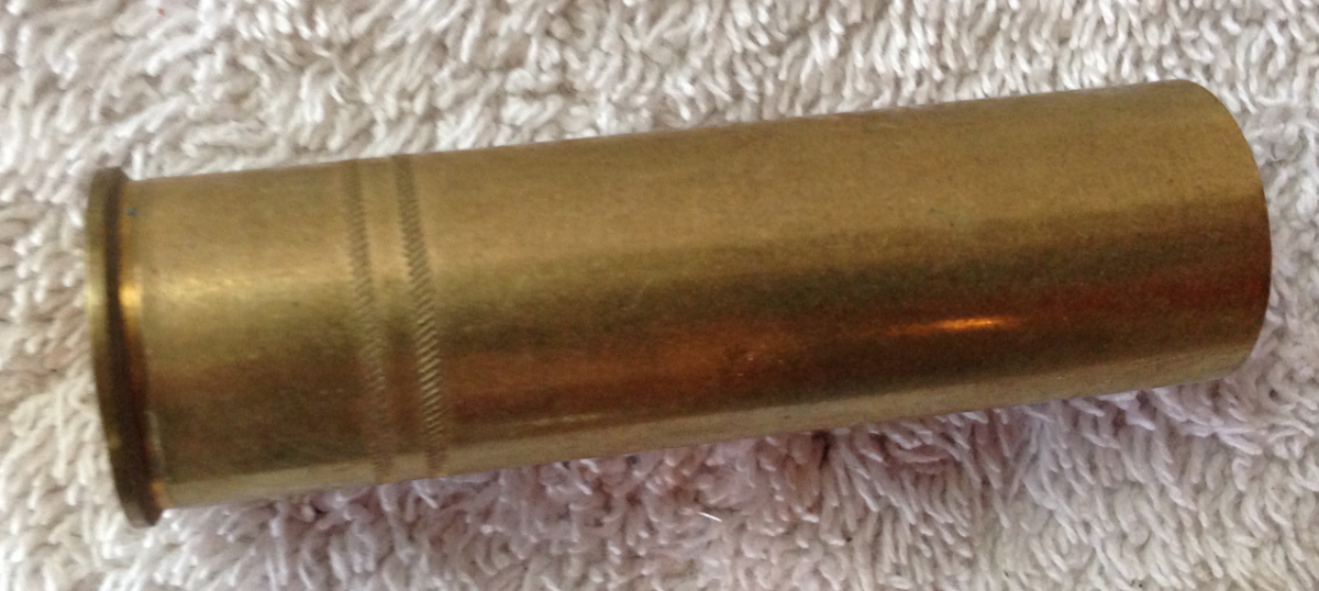 ALCAN INCORPORATED 10 GAUGE BRASS SHOTGUN SHELL HULL MADE IN ITALY 1 ...