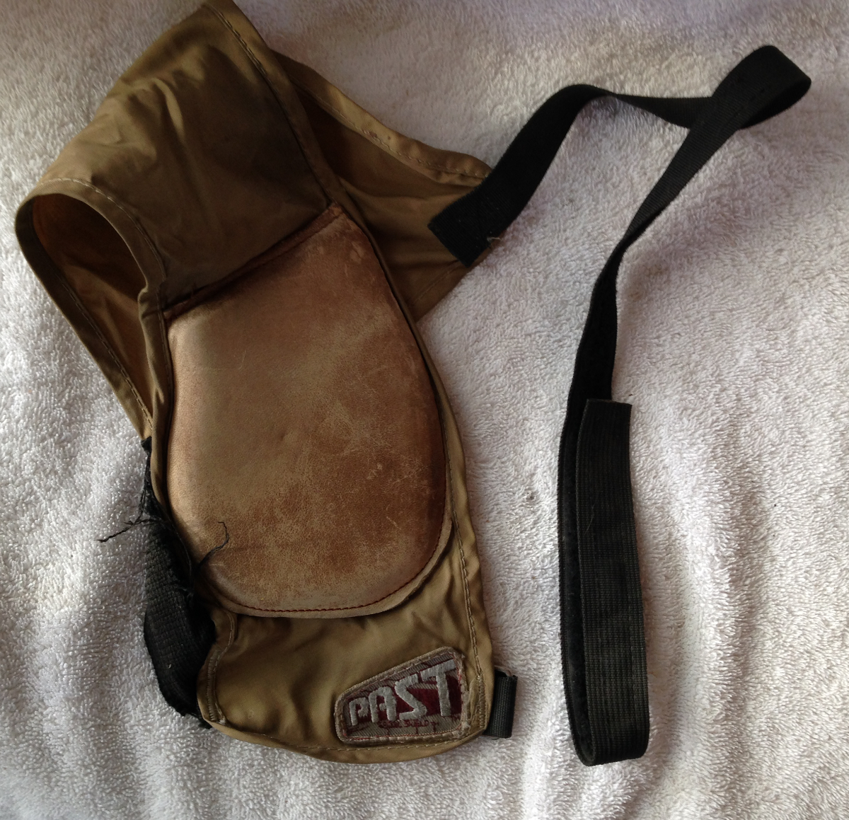 Past Recoil Shield / Pad -- Used -- Leather, Fabric, Belt / 0120-1 For ...