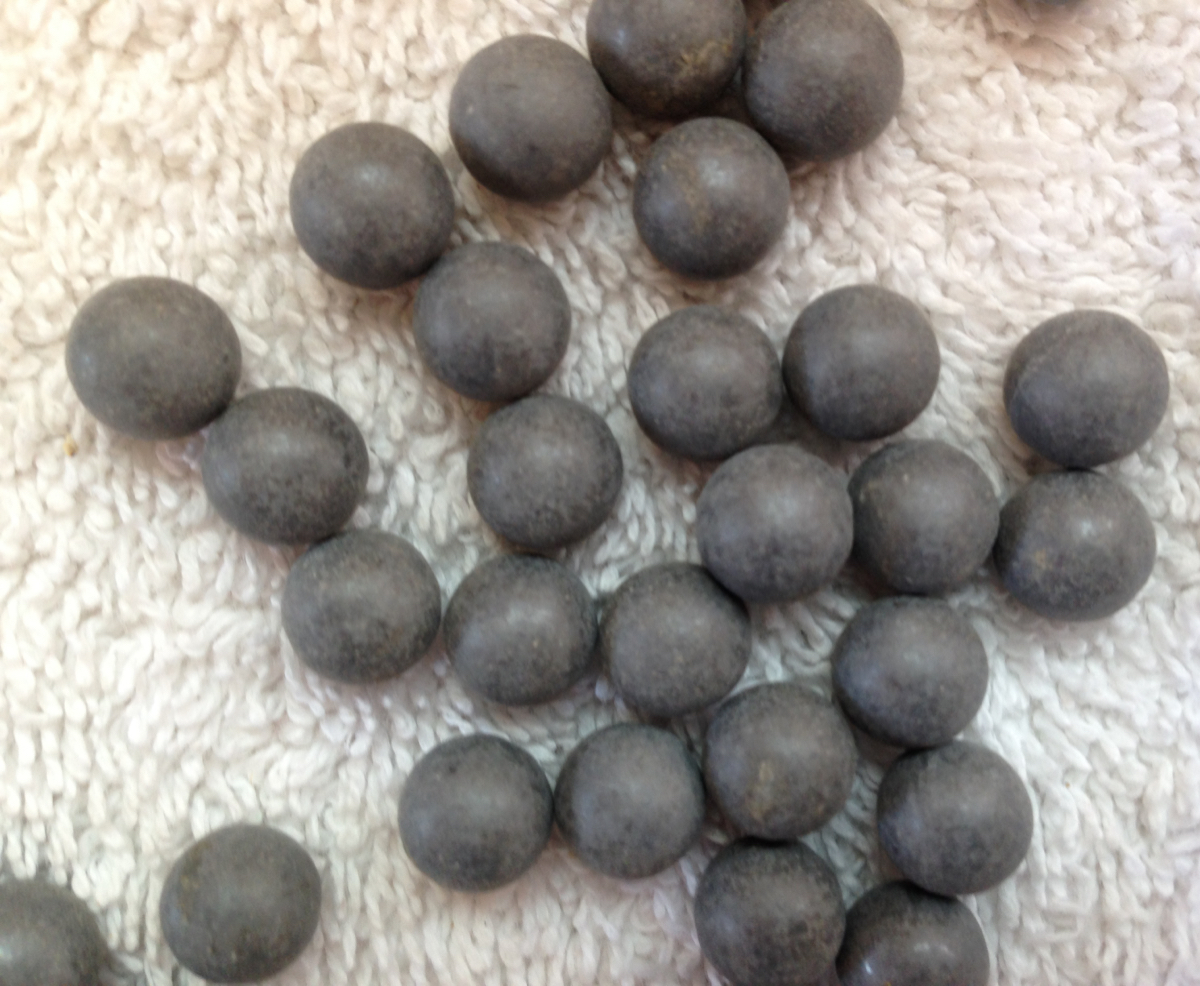 SPEER .350 DIAMETER LEAD LUBED ROUND BALLS 72 count BLACK POWDER / 0130 ...