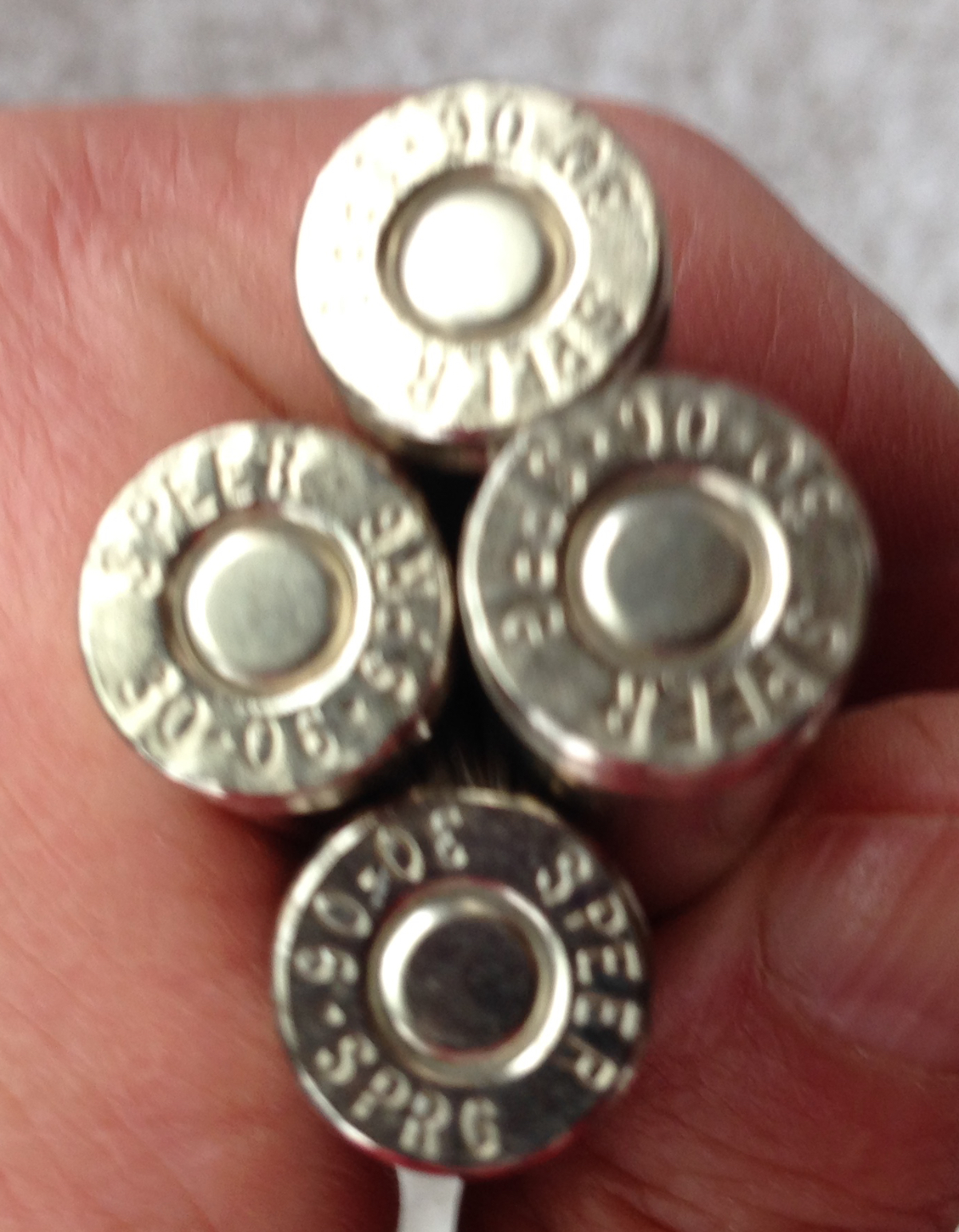 Speer .30-06 Springfield Ammunition Ammo Soft Point Bullets Nickel ...