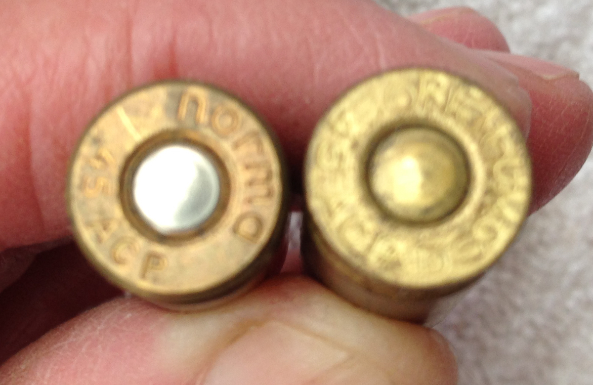 Norma Precision .45 ACP NORMA HOLLOW POINT & REM-UMC ROUND NOSE 2 count ...