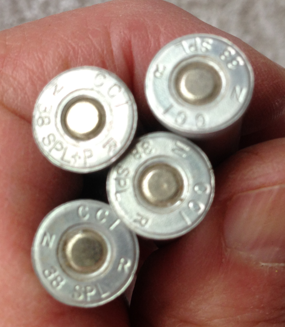 Cci Blazer .38 Special 158 Grain Round Nose Lead Ammunition Ammo 7 Count 03521 + 1 Jhp/ 0123-1 ...