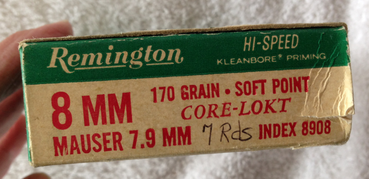 REMINGTON & FEDERAL 8mm MAUSER 7.9mm 170 GRAIN SOFT POINT CORE-LOKT 14 ...