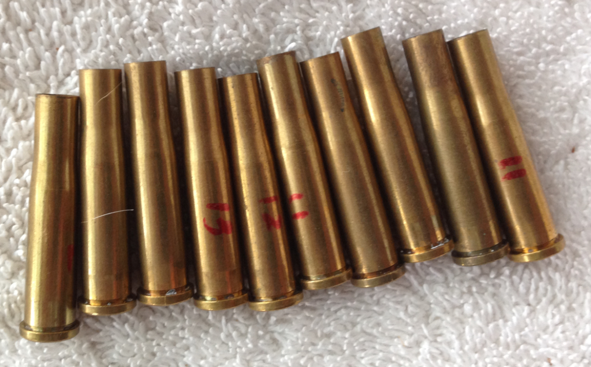Winchester-Western .22 Hornet Once-Fired Brass Cases W-W Super 51 Count ...