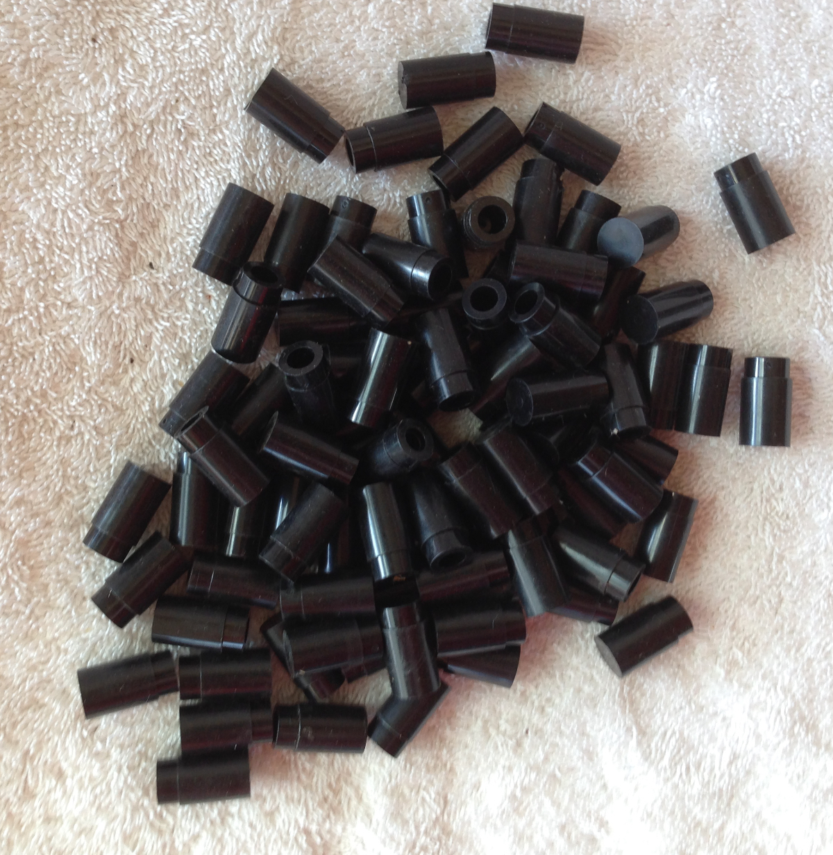 Speer T-44 Plastic Training Bullets Black 86 Count Indoor Shooting ...