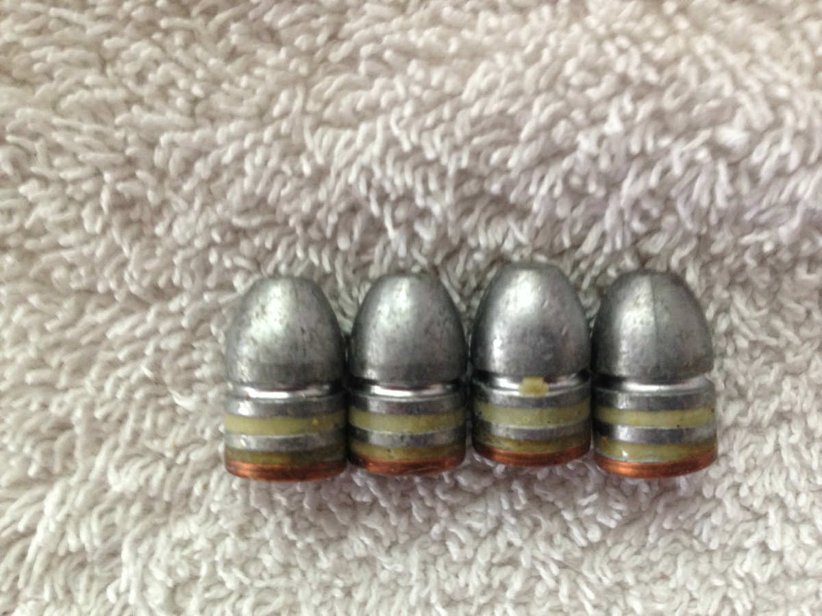 45 CALIBER .454 250 GRAIN LEAD BULLETS WITH GAS CHECKS NORTHERN CASTING ...