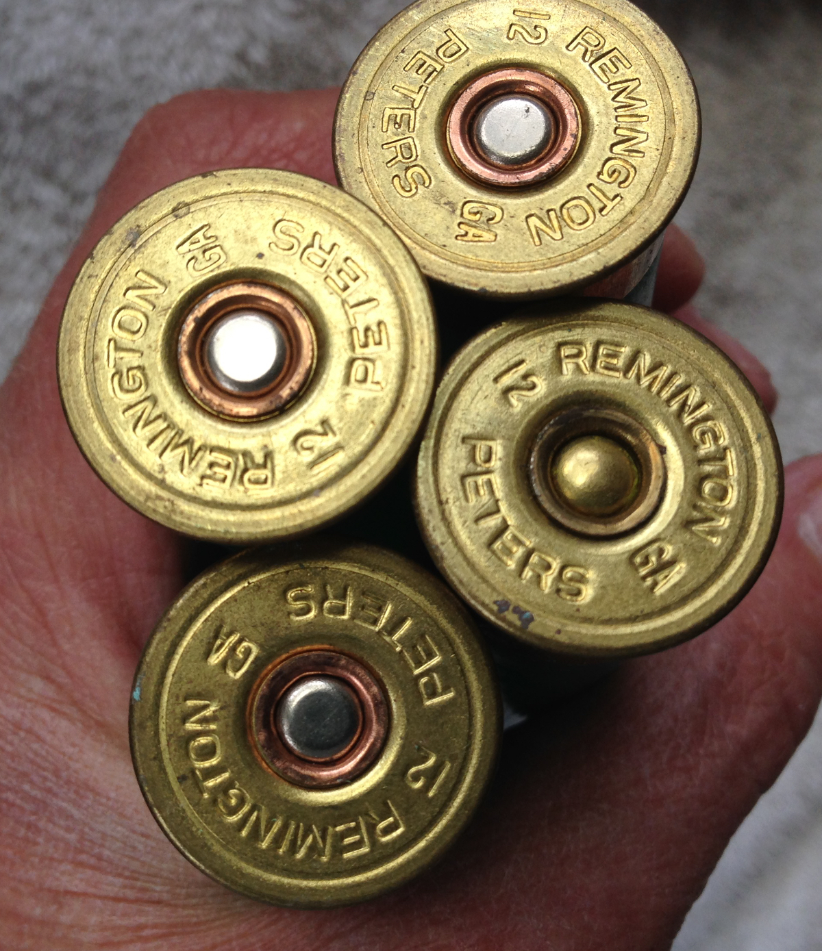 Remington-Peters 12 Gauge New Primed Shotgun Shell Hulls Green Ribbed ...