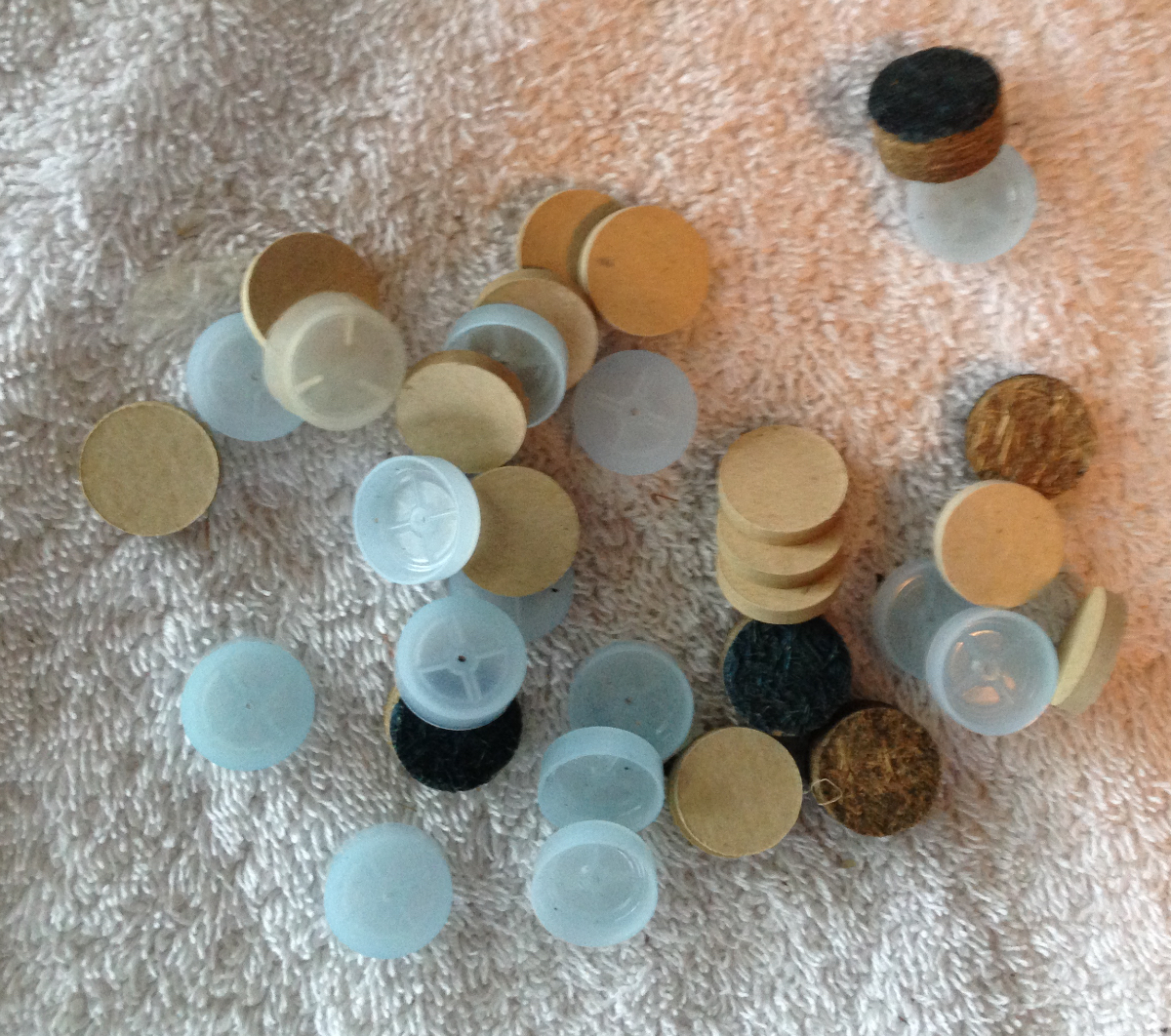 Alcan Felton Blue Wads Card Wads 135 Pgs Plastic Gas Seal 34 Pieces ...