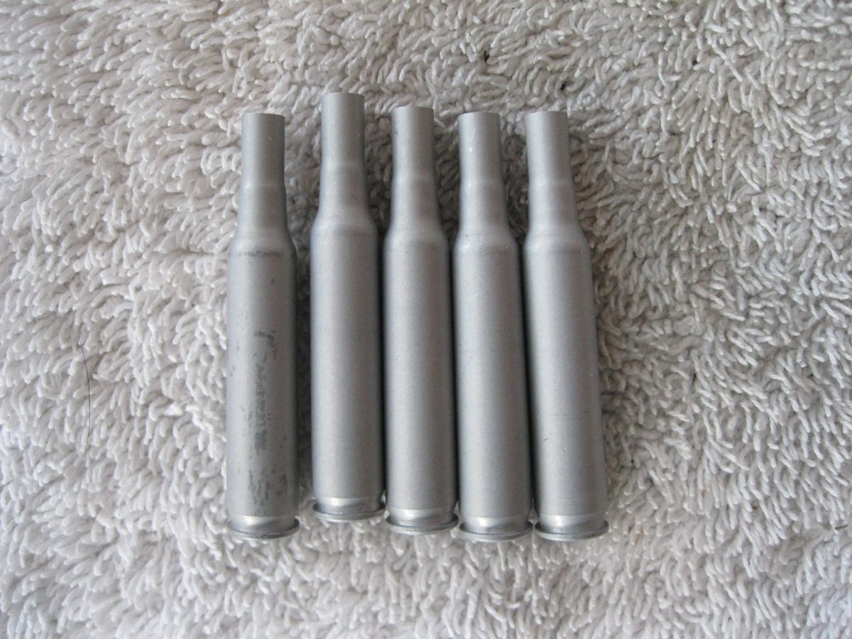 ALUMINUM CARTRIDGE CASES FOR 5.56 TRAINING BLANKS 50 COUNT PLUS 2 / 53 ...