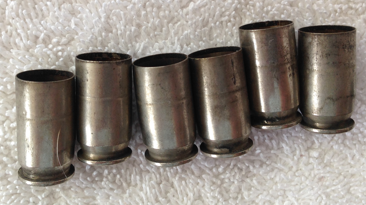 Western Cartridge Company Western 45 Auto Nickel-Plated Once-Fired ...