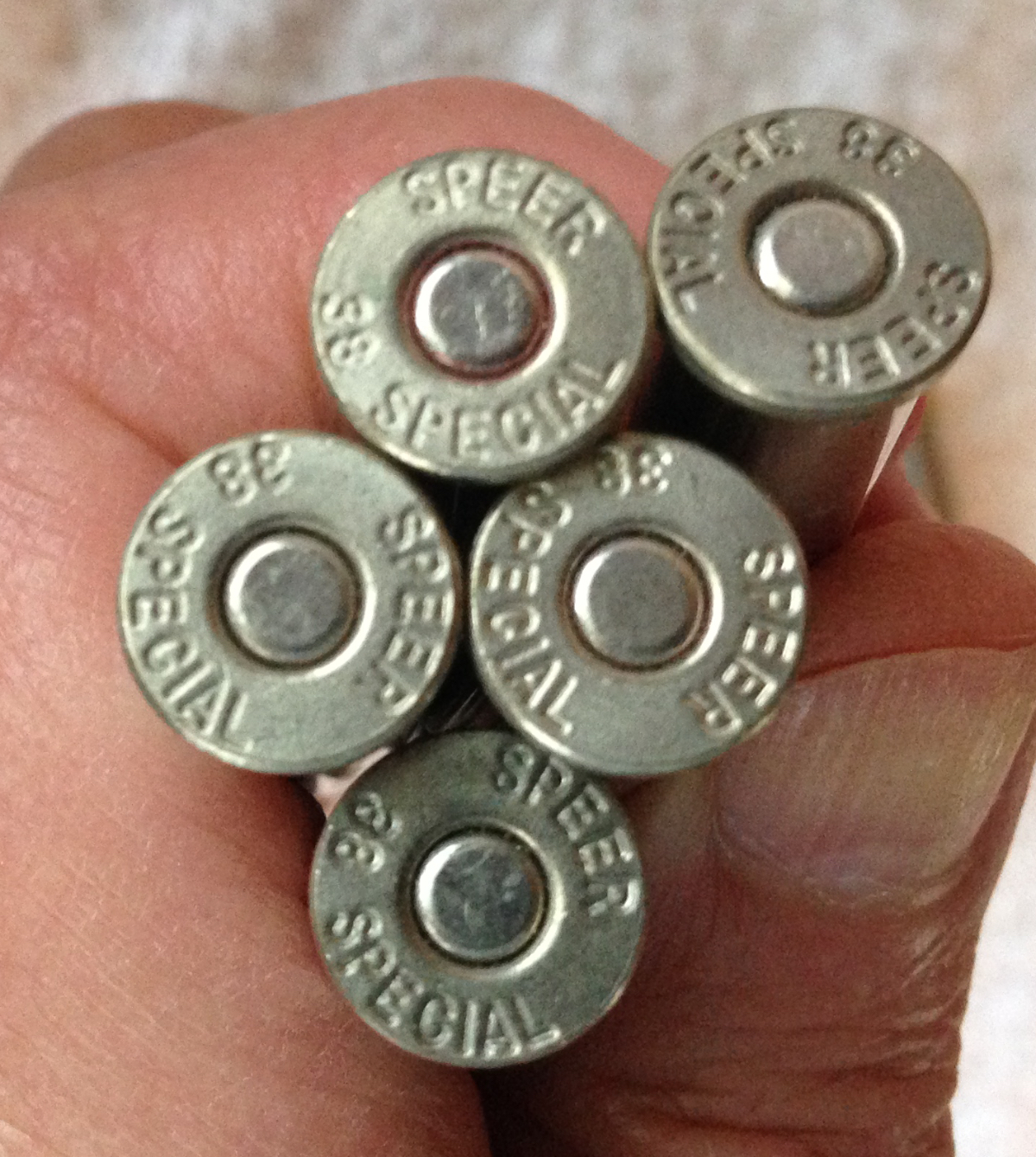 .38 Special Speer Shotshells Shot Shells Nickel Cases 7 Count 5 Blue ...