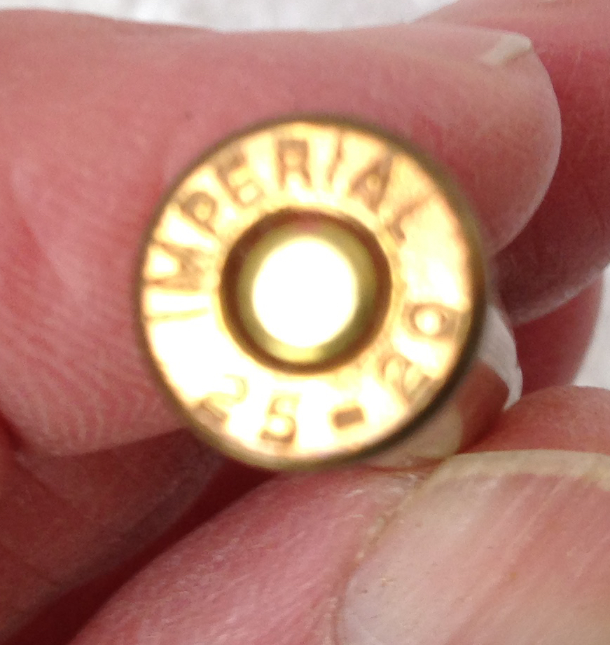 Imperial Magnum Corp Imperial .25-20 Ammunition Ammo 1 Count Flat Nose ...