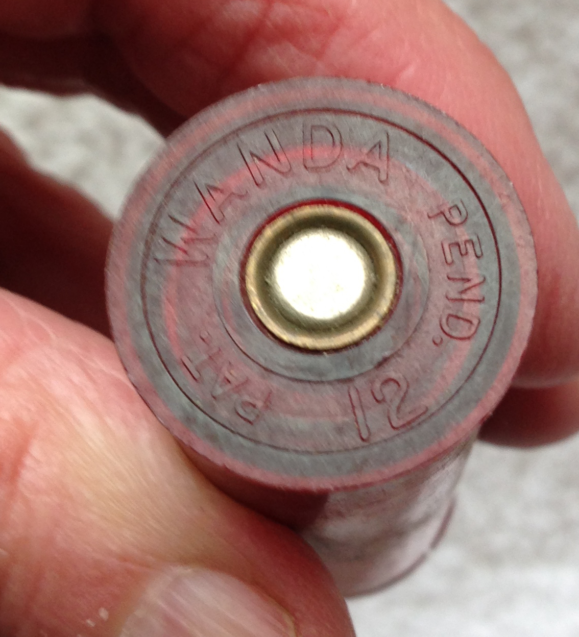 Wanda 12 Gauge Shotgun Shell Red Plastic Transparent Patent Pending 3 1 ...