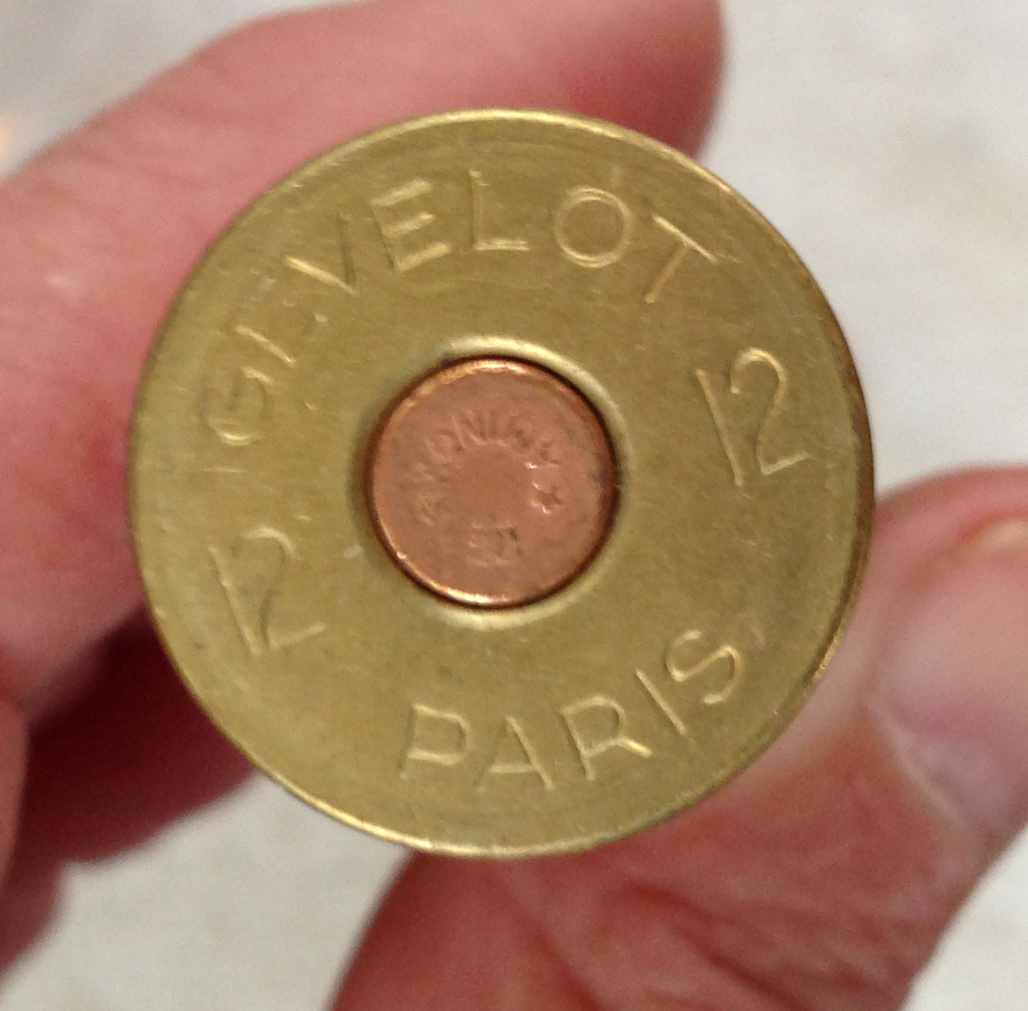 GEVELOT PARIS AMINOX NEW PRIMED SHOTGUN SHELL HULL RED PAPER MADE IN ...