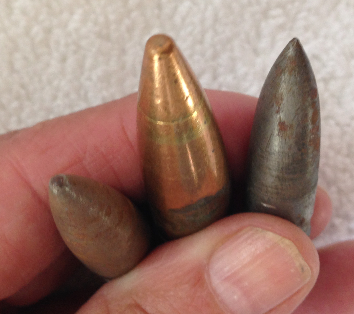 Miscellaenous Big Boy Bullets Up To 50 Caliber 3 Unfired 3 Fired 6 ...