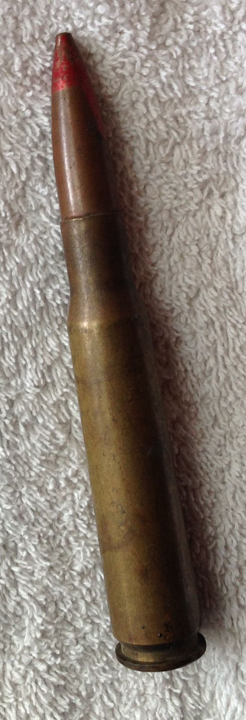 50 Caliber Tracer Red Tip Browning Machine Gun Ammo Ammunition Lc 43 1 ...