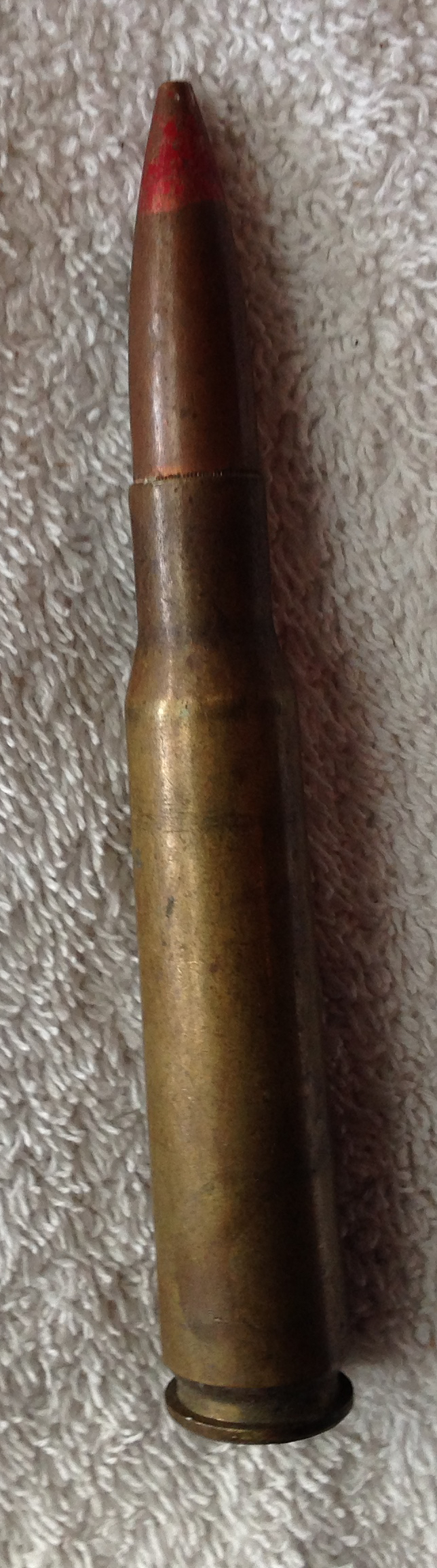 50 Caliber Tracer Red Tip Browning Machine Gun Ammo Ammunition Lc 43 1 ...