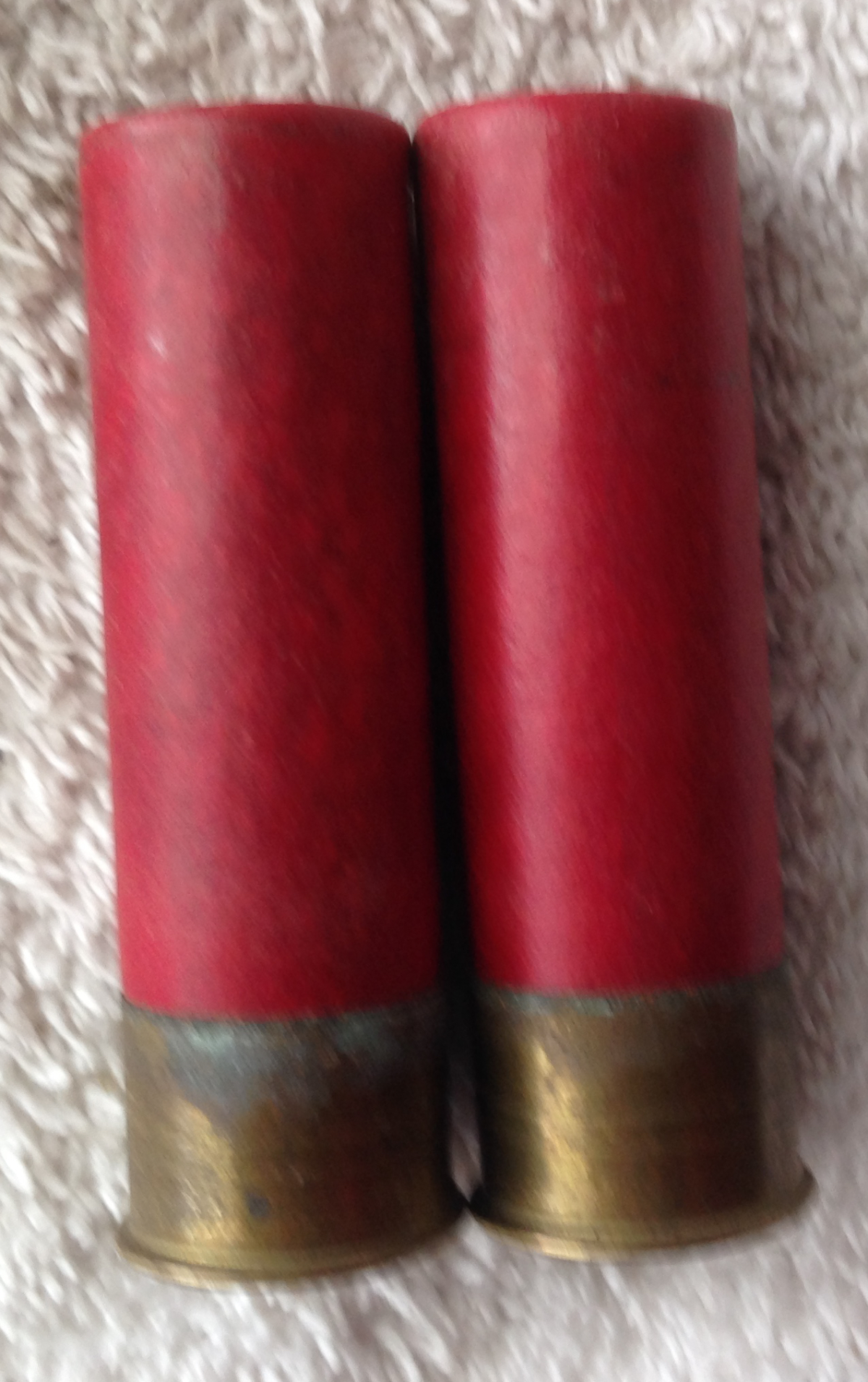 20 GAUGE ALCAN SHOTGUN SHELLS RED PAPER HULLS 6-POINT CRIMP BETWEEN 52 ...