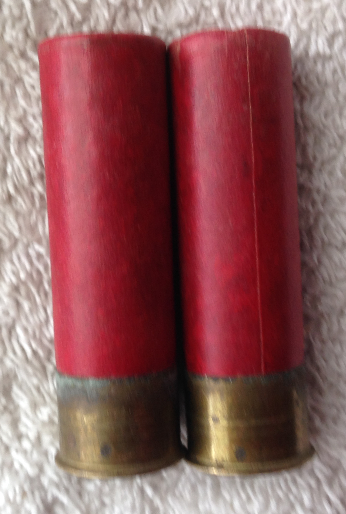 20 GAUGE ALCAN SHOTGUN SHELLS RED PAPER HULLS 6-POINT CRIMP BETWEEN 52 ...