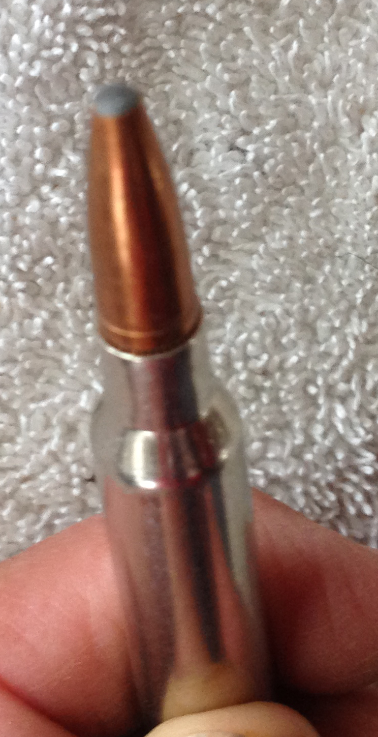 6.5x55 Speer Nitrex Swedish Mauser Defective Nickel Cartridge Case For ...