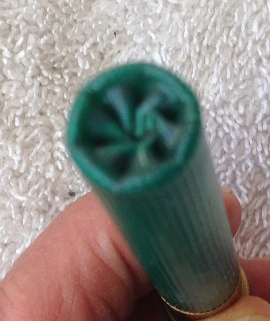 Remington-Peters .410 Gauge Shotgun Shell Shotshell 7 1/2 Green Ribbed ...