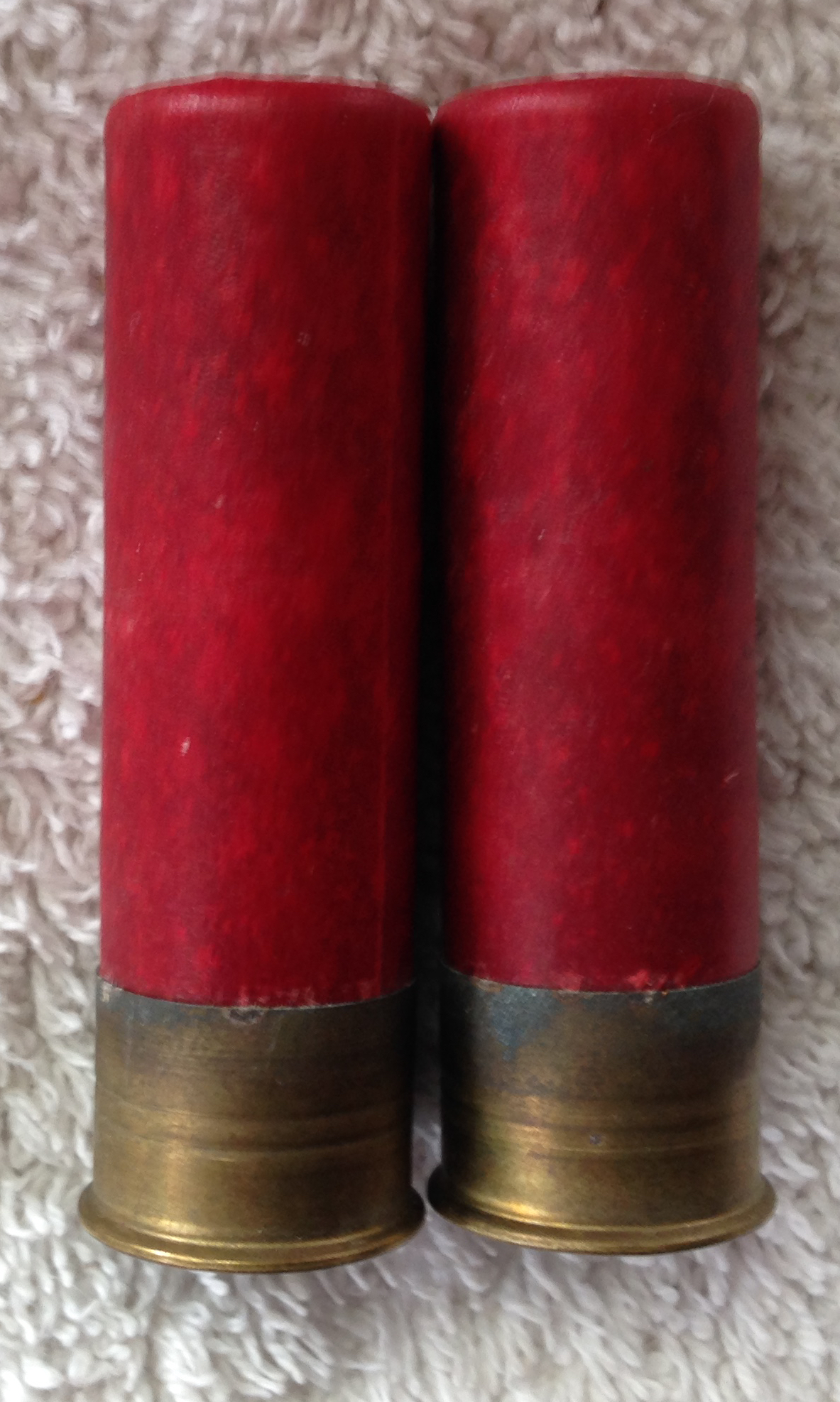 2 Count Of Alcan 20 Gauge Shotgun Shells Shot Shells Shotshells Red ...