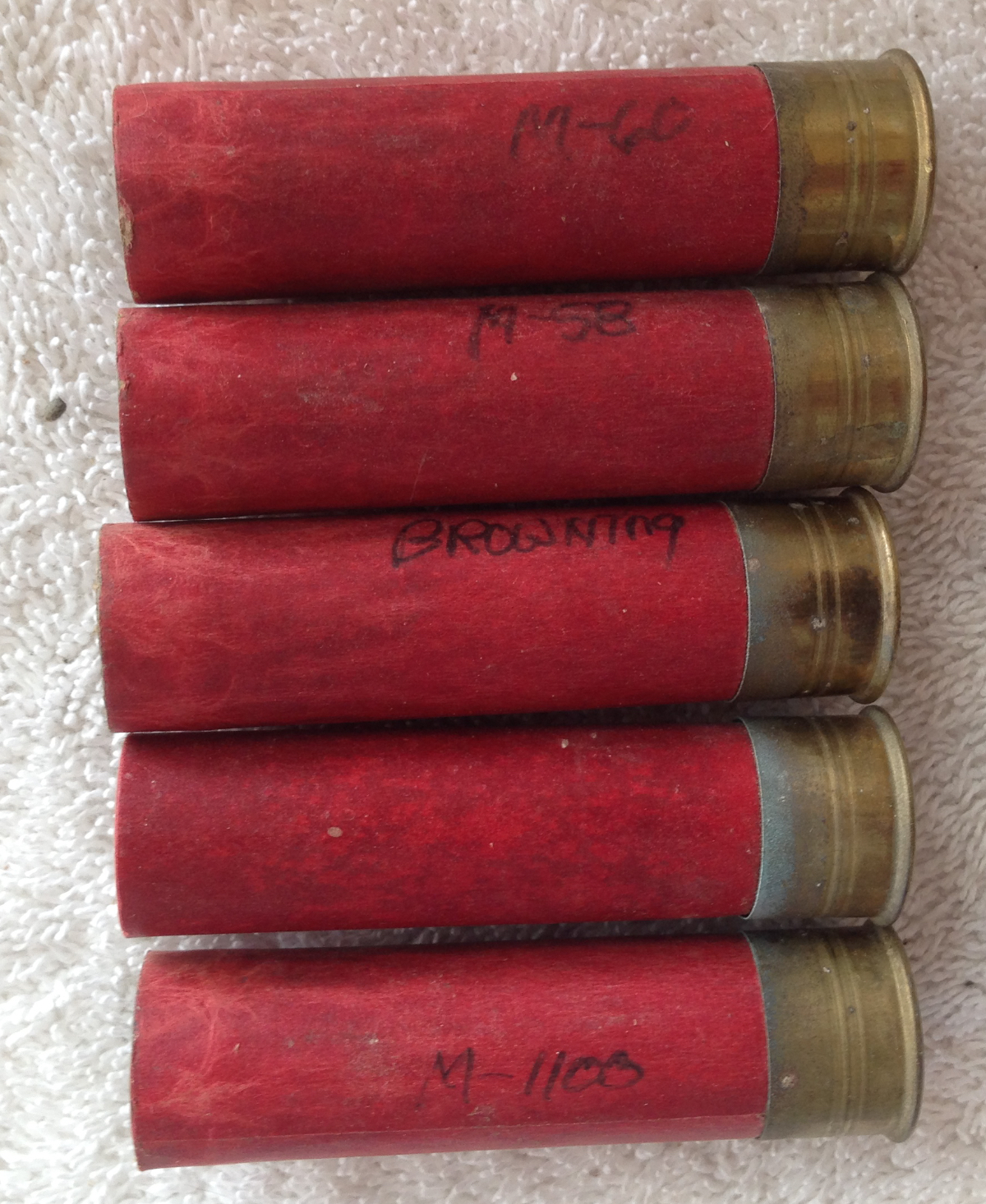 Fired 16 Gauge Alcan Red Paper Shotgun Shell Hulls Shotshells 5 Count ...
