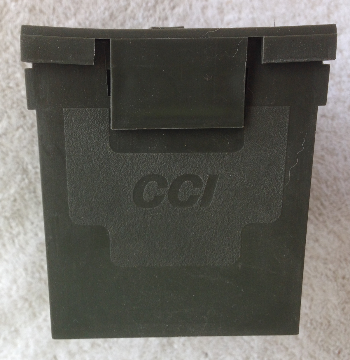CCI Ammunition CCI AMMO CAN STORAGE BOX GREEN PLASTIC 5 3/4 X 3 INCHES ...