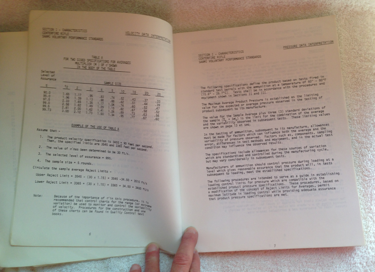 Pictures: SAAMI VOLUME III 1981 INDUSTRY PERFORMANCE STANDARDS FOR ...