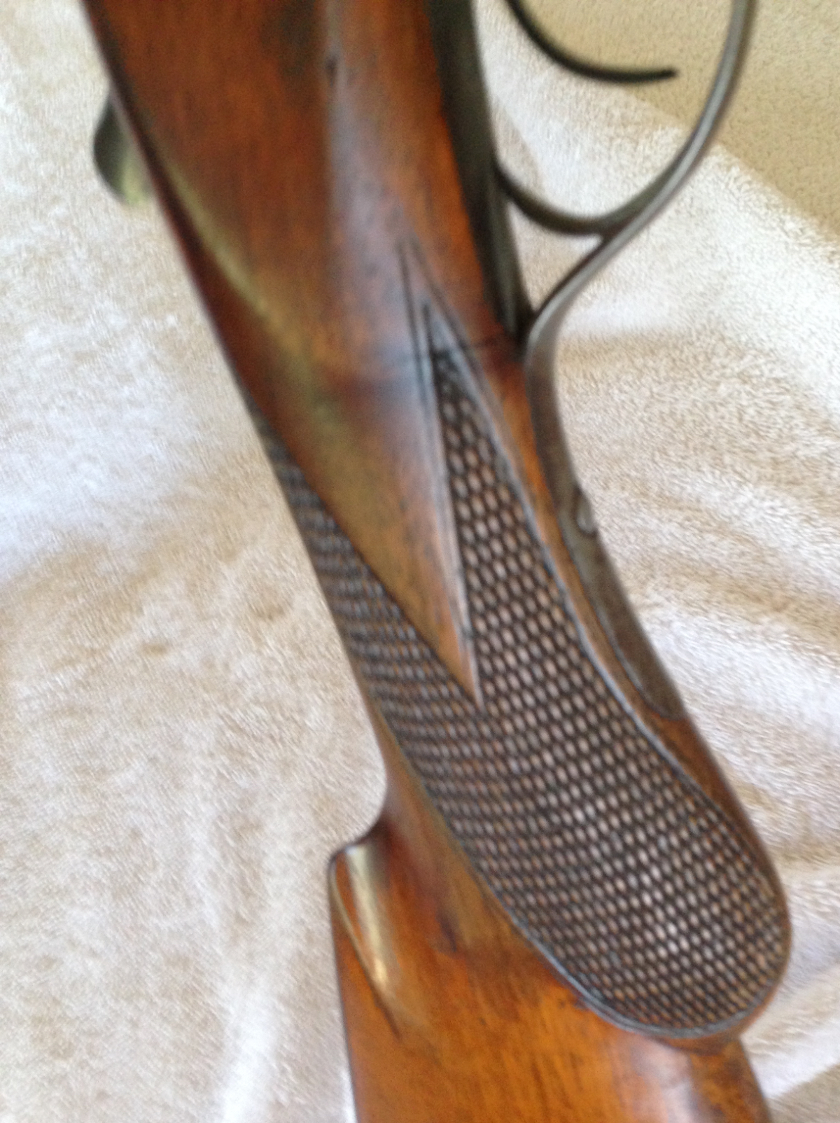 NEW BAKER 10 GAUGE DOUBLE BARREL SHOTGUN SIDE BY SIDE DAMASCUS STEEL ...