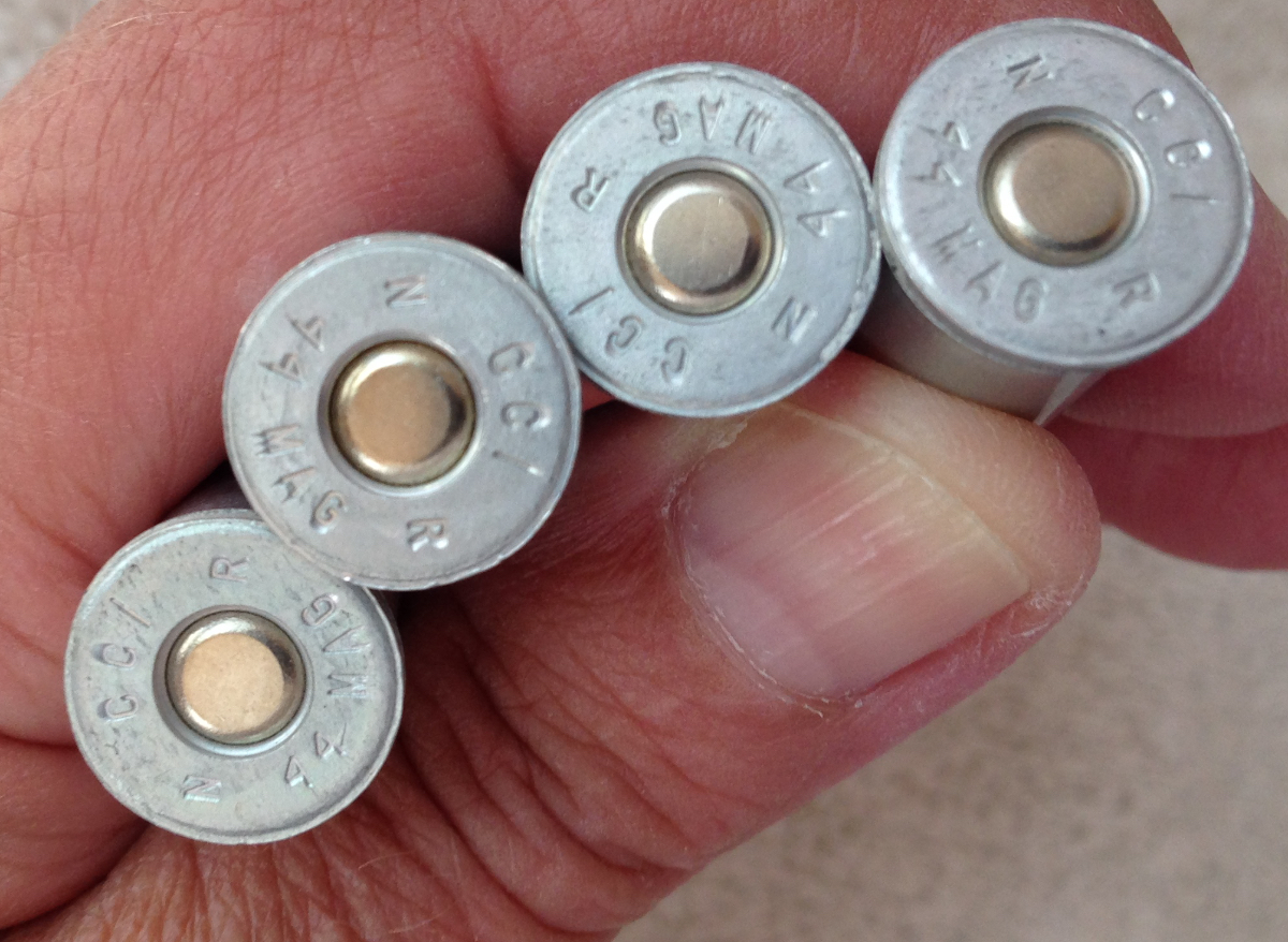 CCI .44 MAGNUM BRASS / ALUMINUM PRIMED CASES NEW 100 count .44 MAG ...