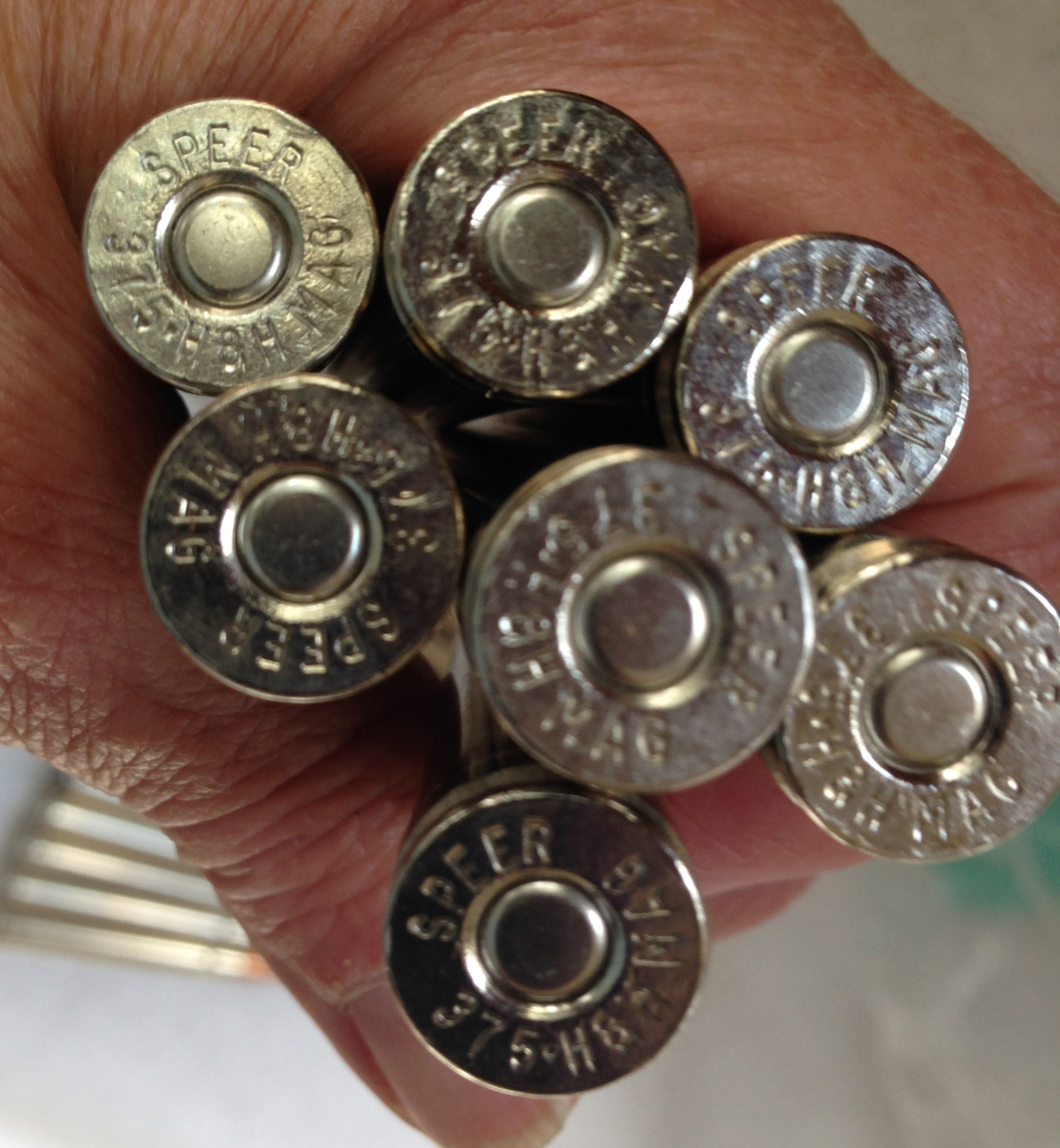 SPEER 375 H&H MAGNUM 285 GRAIN GRAND SLAM NICKEL-PLATED CASES NITREX 21 ...