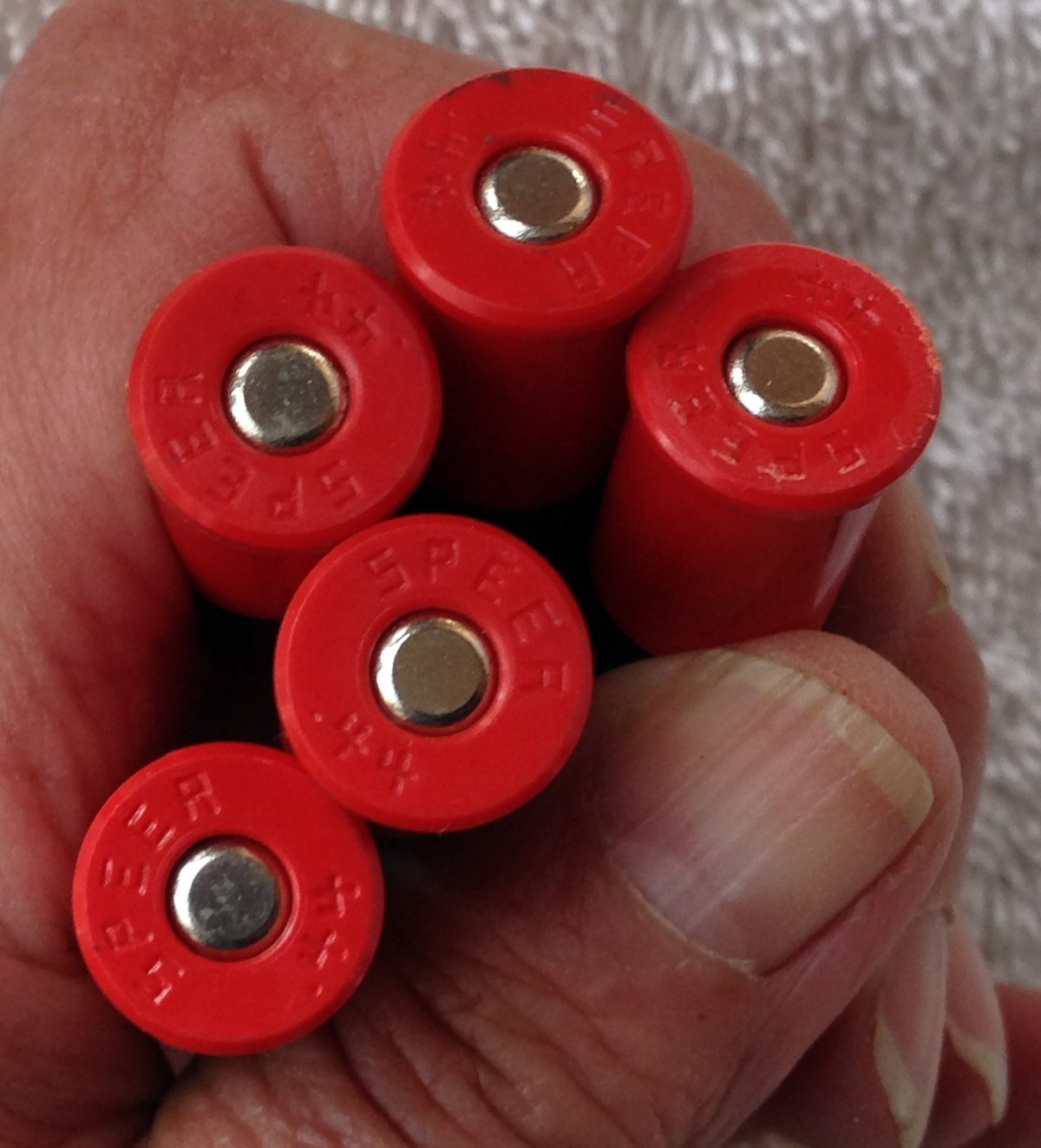 SPEER .44 TARGET AMMUNITION T-44 11 count loaded 7 fired & 5 fired ...