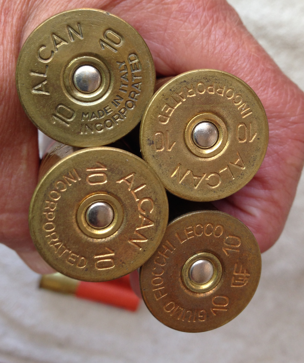 ALCAN 10 GAUGE BLACK POWDER 00 BUCK LOADED WITH 9 PELLETS EACH 3 1/4 ...