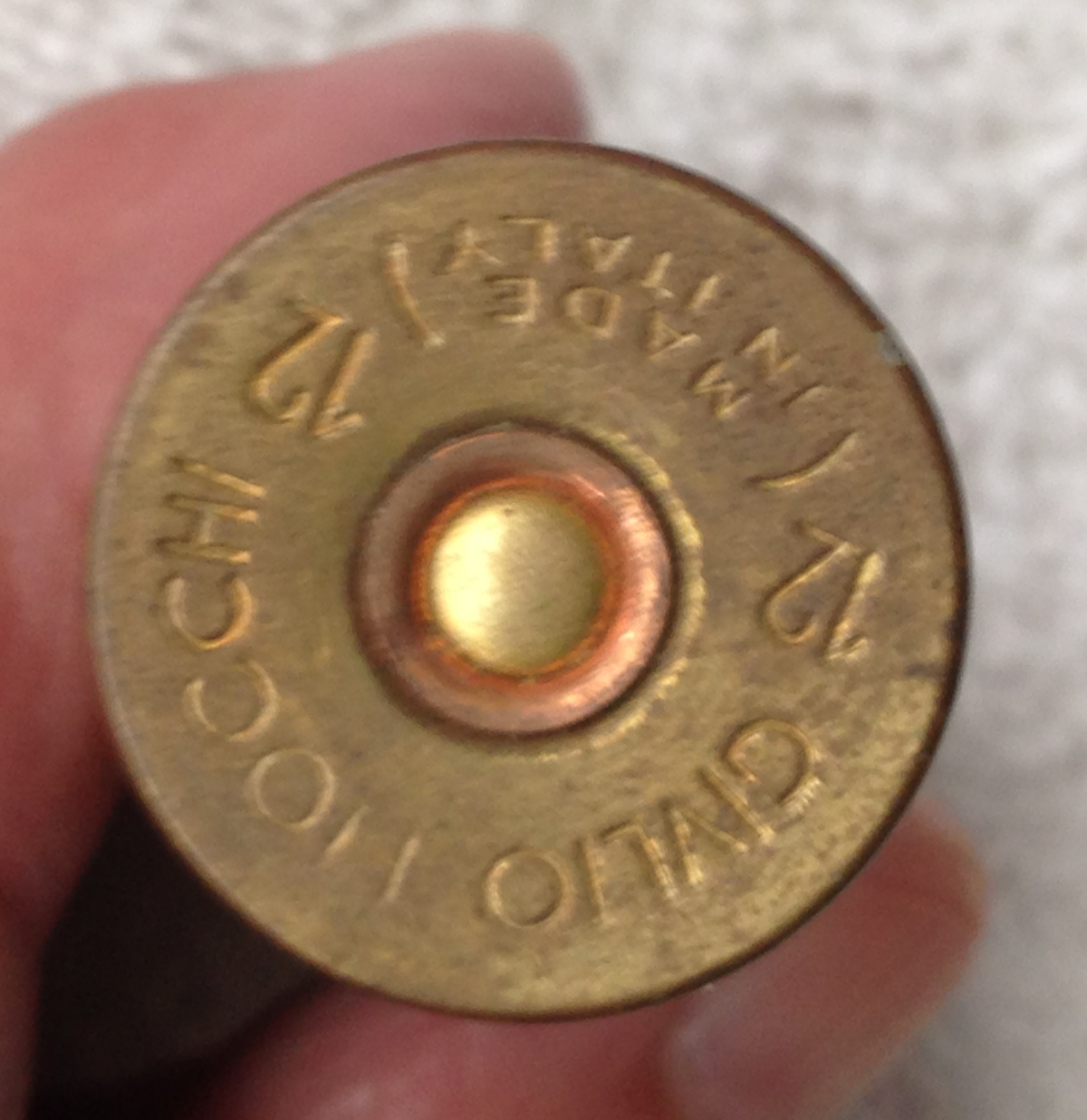GIULIO FIOCCHI 12 GAUGE SHOTGUN SHELL HULL NEW UNFIRE PRIMED ALCAN CO ...
