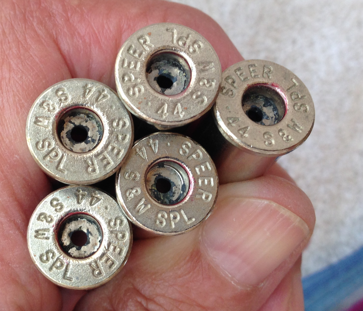 Speer .44 S&W SPECIAL NICKEL PLATED BRASS ONCE-FIRED 55 count RELOADING ...