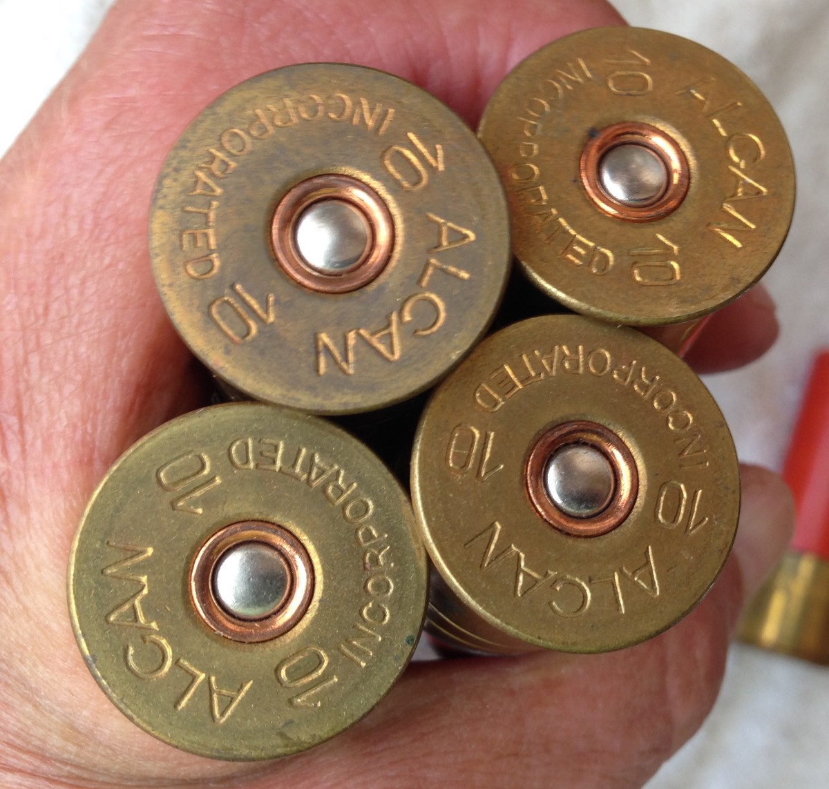 Alcan 10 Gauge Black Powder 3 3/4 - 1 1/4 - 4 Shotgun Ammunition 2 7/8 ...