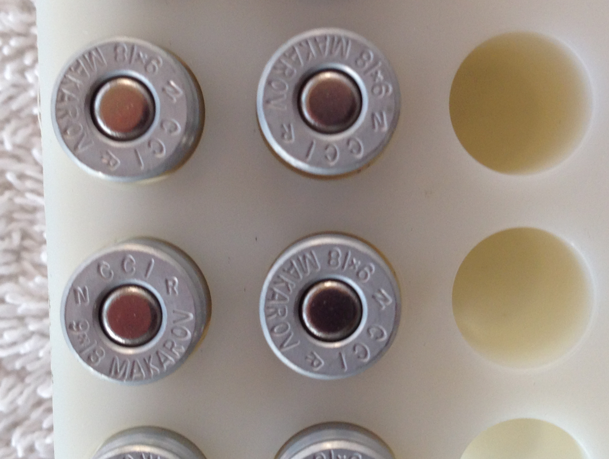 9X18 MAKAROV 95 GRAIN TMJ ROUND NOSE BULLET AMMUNITION AMMO 11 count ...