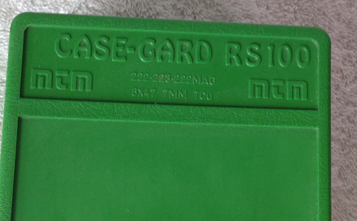MTM CASE-GARD RS 100 R100 AMMO BOX GREEN USED FLIP TOP HOLDS 100 count ...