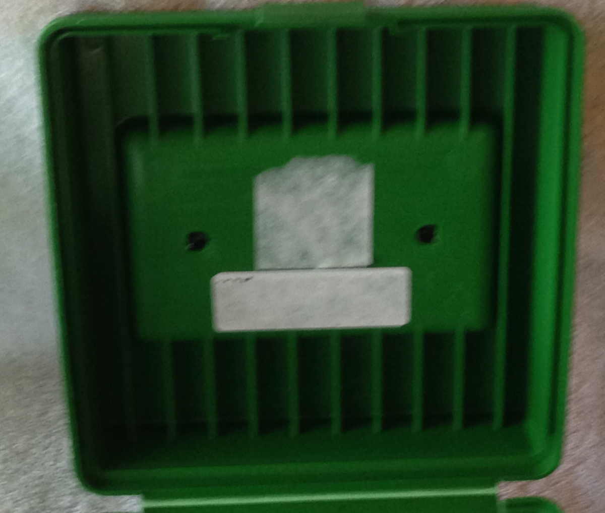 Mtm Case-Gard R 100 R100 Ammo Box Green Used With Black Handle Holds ...