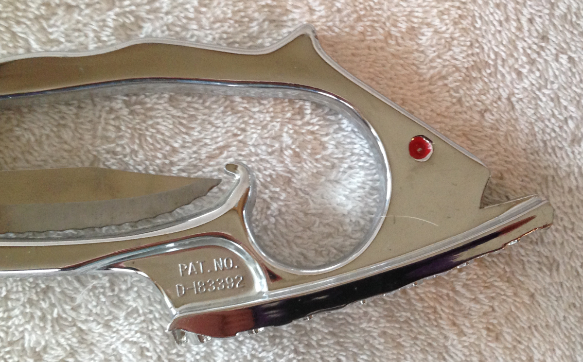 Chrome Fish-Master Knife Scaler And Ruler 1950s New Without Tags Pat No ...