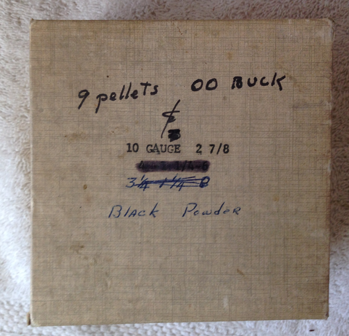Alcan 10 Gauge Black Powder 00 Buck Loaded With 9 Pellets Each 3 1/4 ...