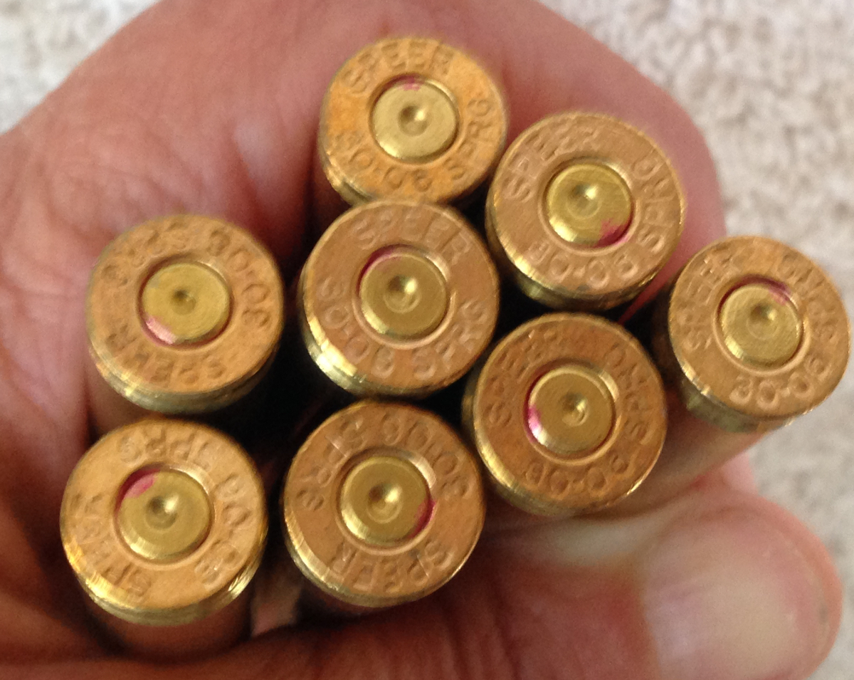 Speer .30-06 SPRG SPRINGFIELD 30-06 ONCE-FIRED BRASS CARTRIDGE CASES 20 ...