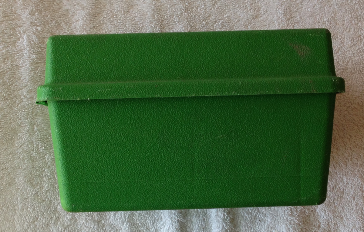 Mtm Case-Gard R 100 R100 Ammo Box Green Used With Black Handle Holds ...