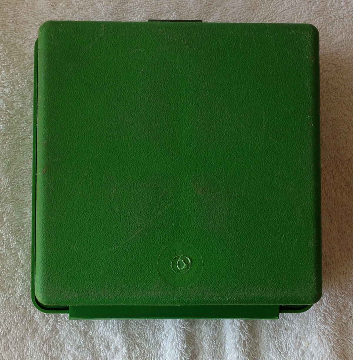 Mtm Case-Gard R 100 R100 Ammo Box Green Used With Black Handle Holds ...
