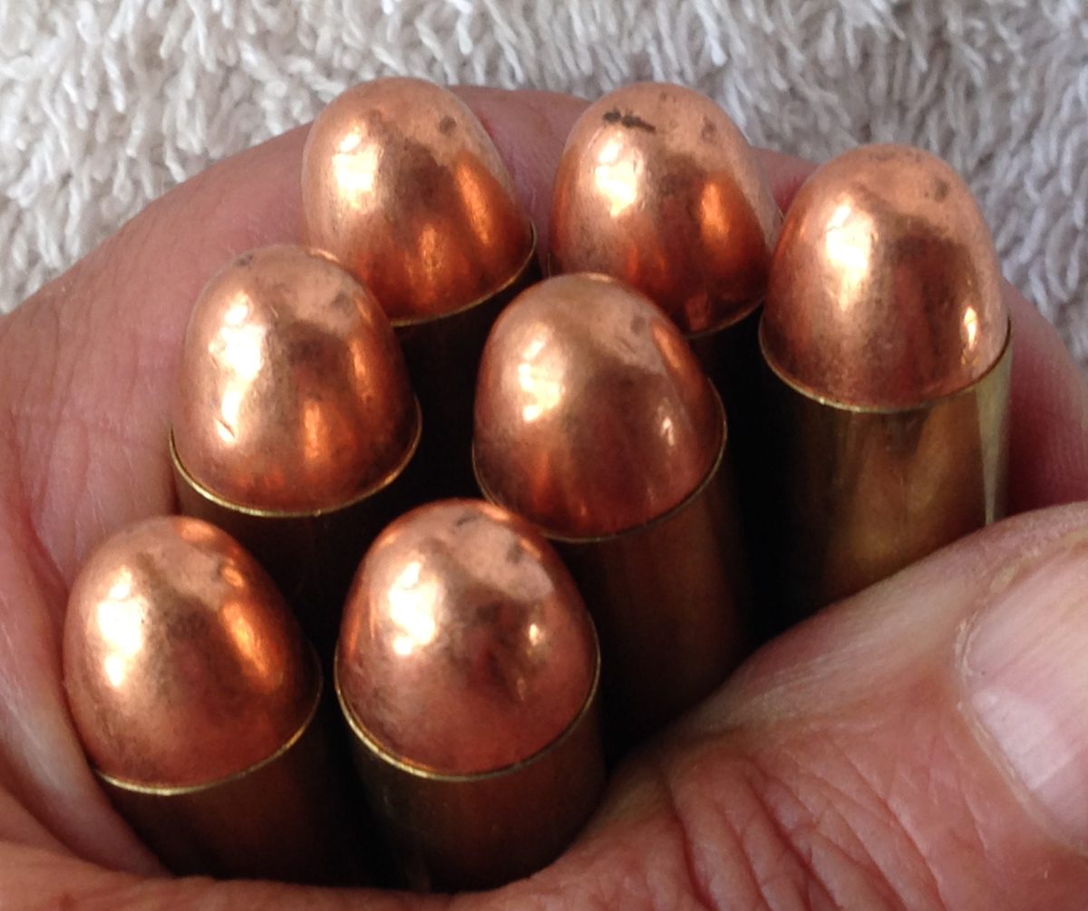 Speer .45 AUTO ACP AUTOMATIC COLT PISTOL AMMUNITION COPPER PLATED ROUND ...