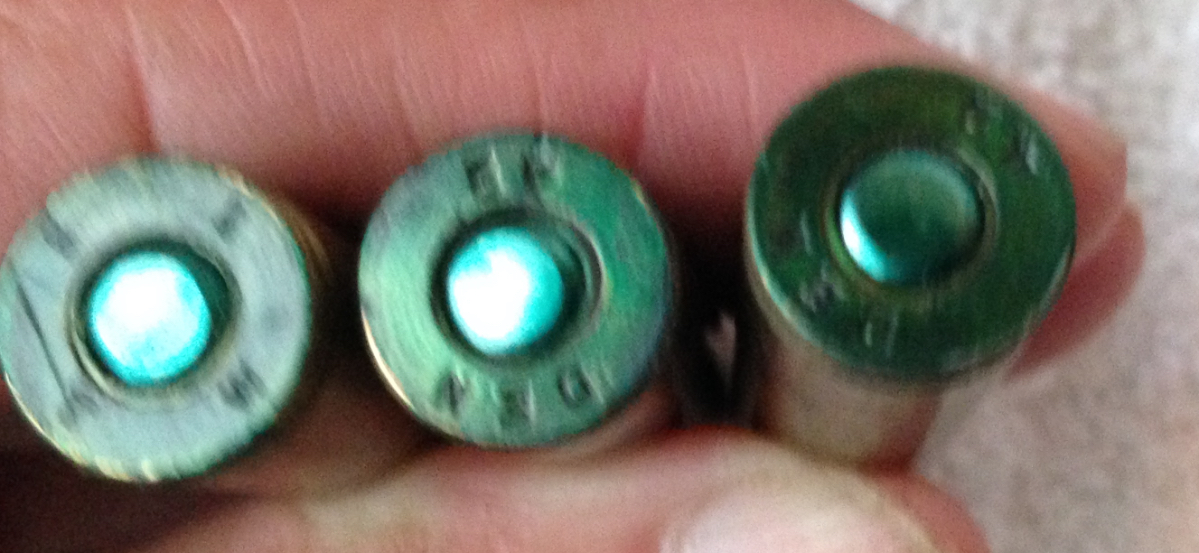 15 count of 30-06 AMMUITION AMMO LOADED WITH ROUND BALLS DEN 42 TW 51 ...