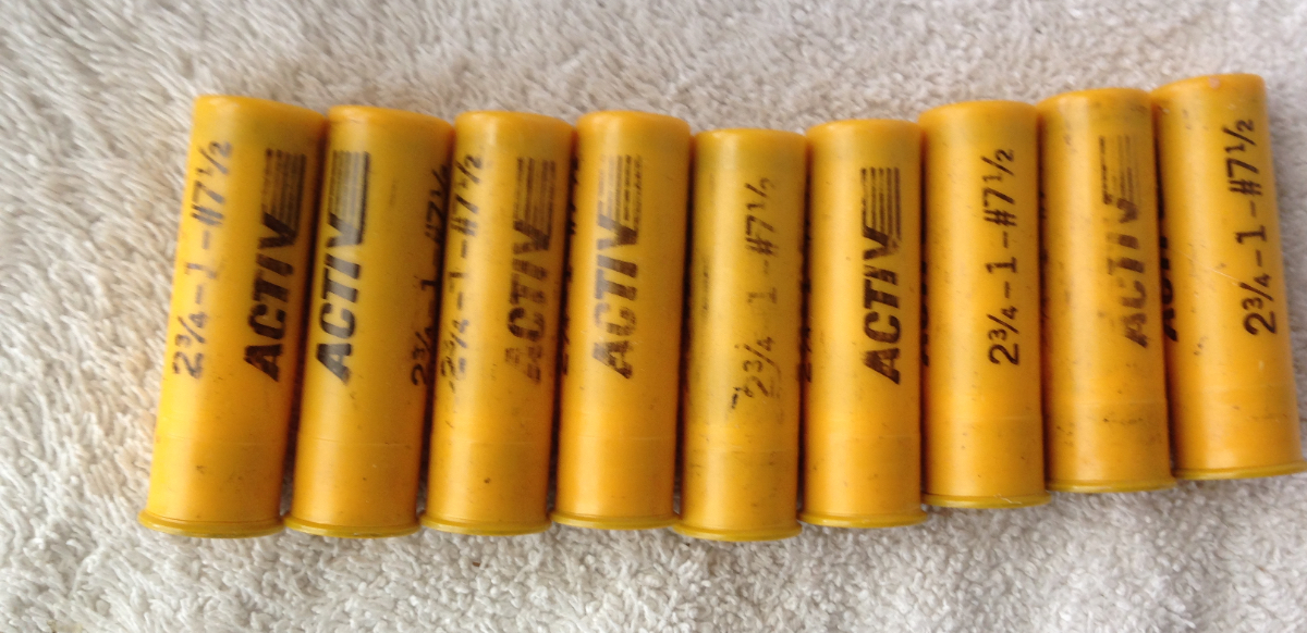 ACTIV 20 GAUGE SHOTGUN SHELLS 2 3/4 - 1 - #7 1/2 9 count / 0525-3 ...