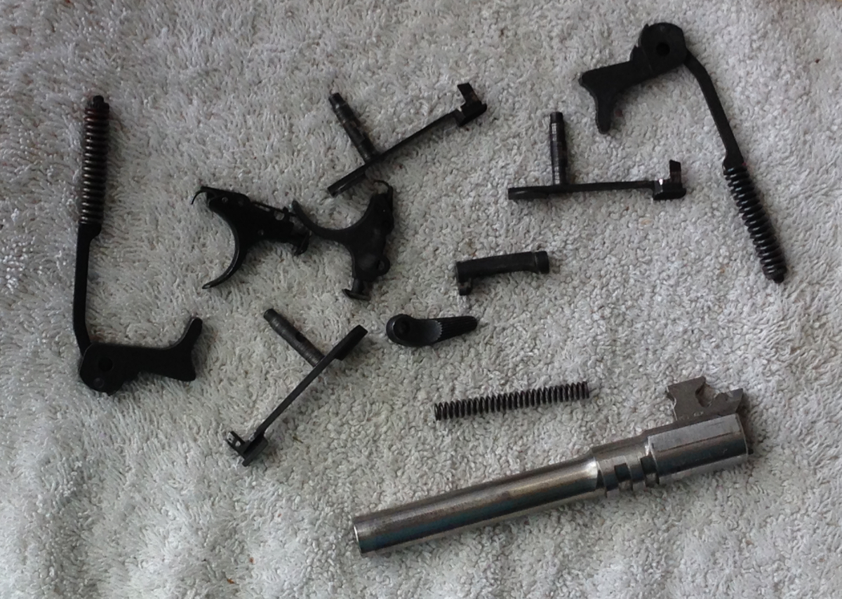 9mm Luger Stainless Steel Barrel Plus 10 Other Small Parts / 0602-3 9mm ...