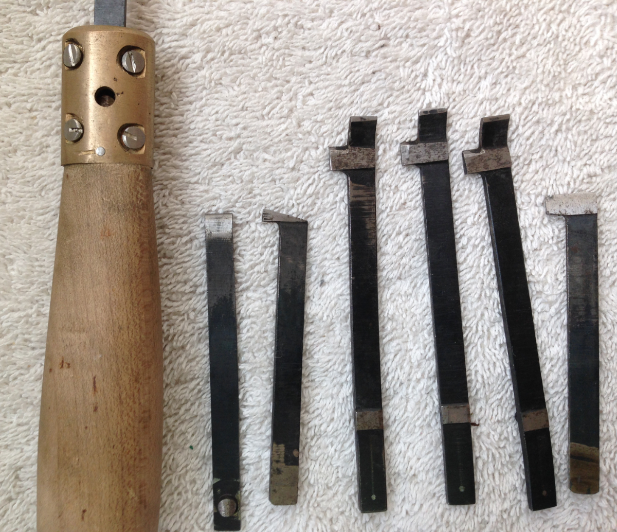 Rifle Inletting Tool 13 Pieces Wood Handle Vintage / 0802-2 For Sale at ...